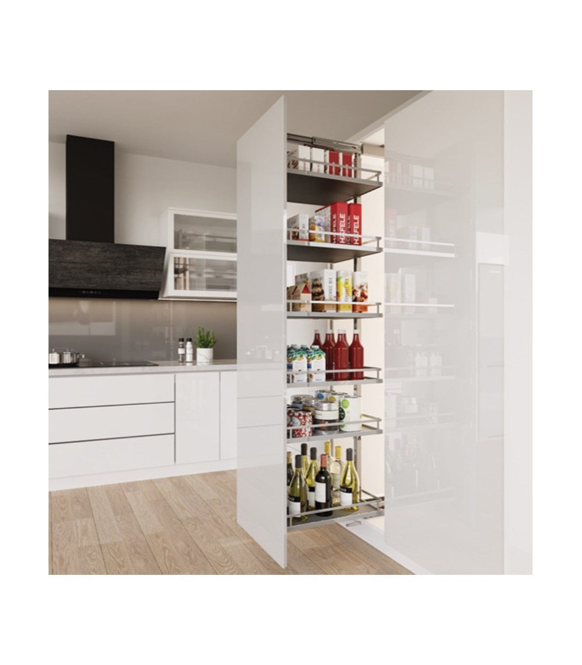 HÄFELE Kara Pull Larder Pantry Cabinet | High Quality Bespoke Furniture ...