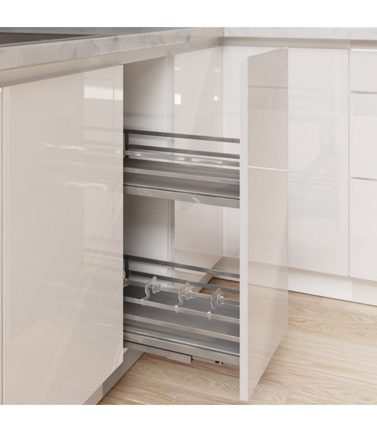 HÄFELE Omero 300 Soft-Closing Pull Out Kitchen Basket | High Quality Bespoke Furniture for You ...