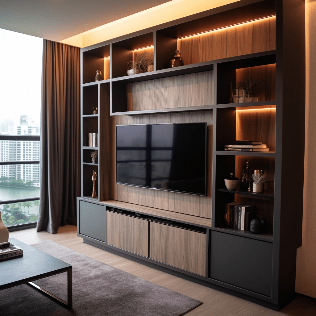 TV Consoles & Feature Walls | Custom Furniture & Home Renovations Since ...