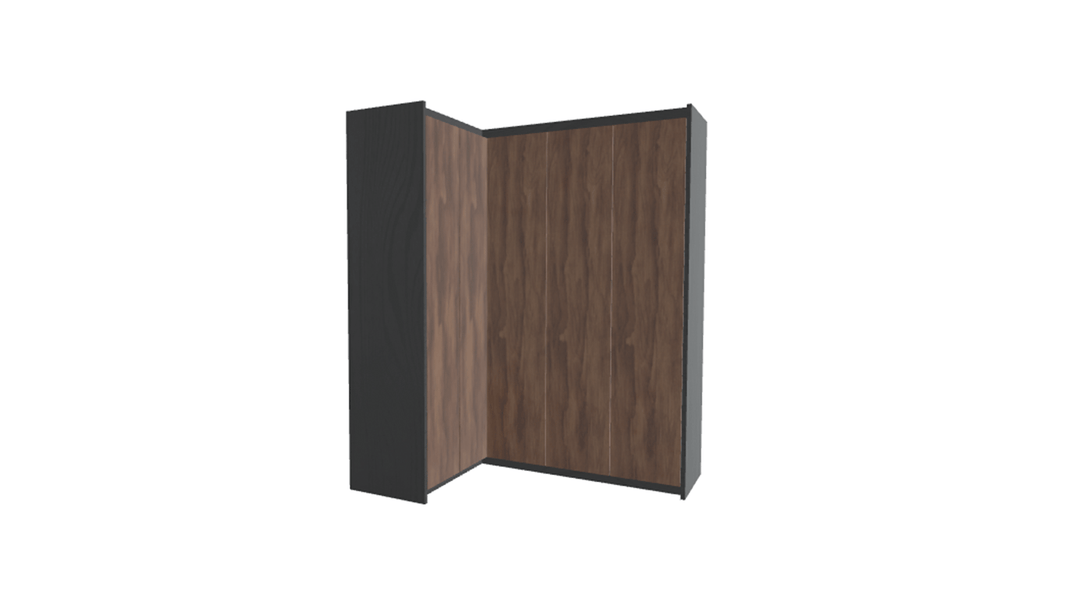 L-Shape Swing Wardrobe in High Pressure Laminate Finish | High Quality ...